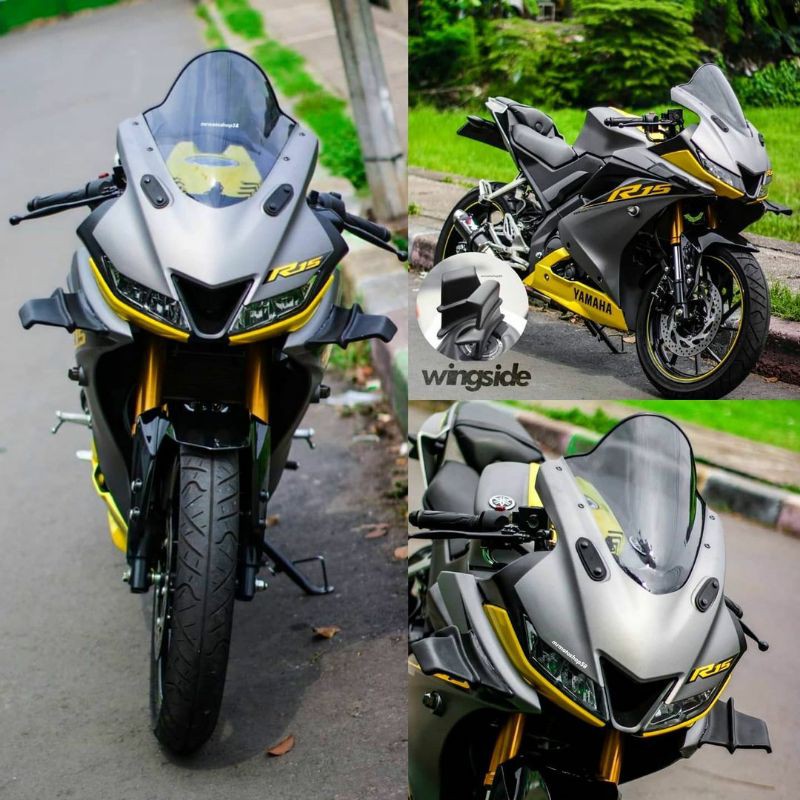 Jual WING SIDE WINGLET AERO WINGLET SAMPING UNIVERSAL MOTOR | Shopee ...