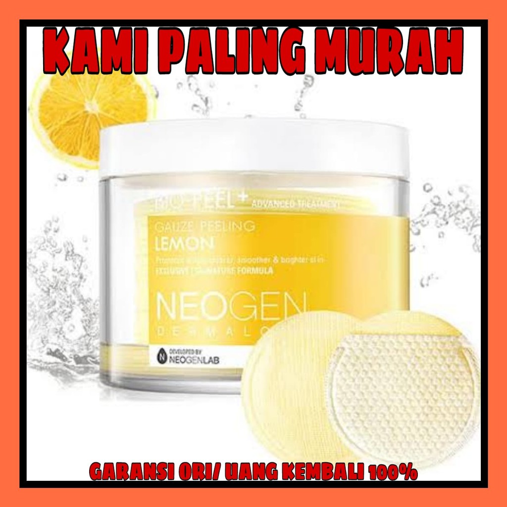 Jual Neogen Bio Peel Gauze Pad Lemon Share In Jar | Shopee Indonesia