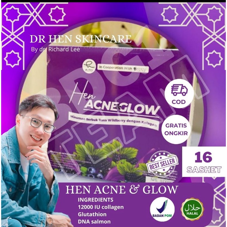 Jual Hen Acne & Glow | dR Hen Skincare | Minuman Collagen READY ...