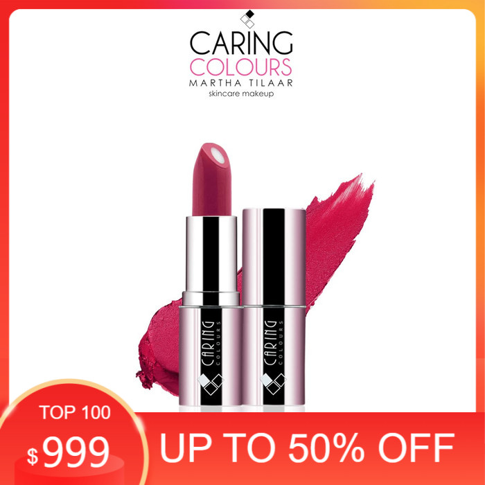 Jual Caring Colours Extra Moist Lip Colour 01 Orange Burst | Shopee ...