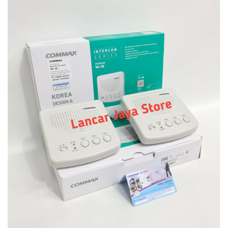 Jual Intercom Wireless Commax WI-2B (White) | Shopee Indonesia