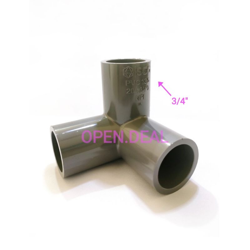 Jual Tee 3 Way AW 3/4 inch SCG / T Cabang 3/4" / 3 Way Side Tee ...