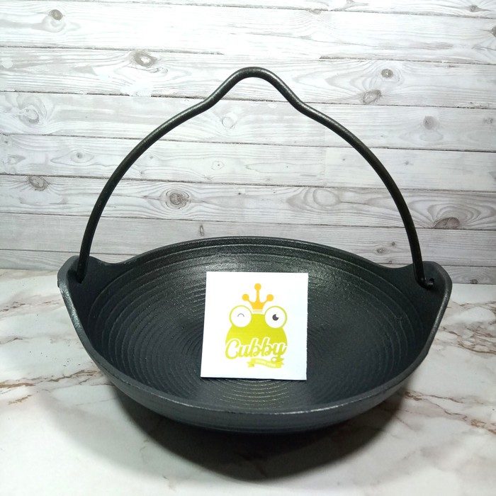 Jual serving bowl iron cast mangkok gangung 20 cm besi cor tebal 2596 ...