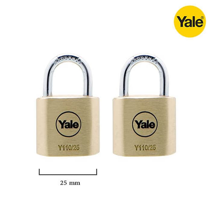 Jual Gembok YALE Y110/25/115/2 (Classic Series Outdoor Solid Brass ...