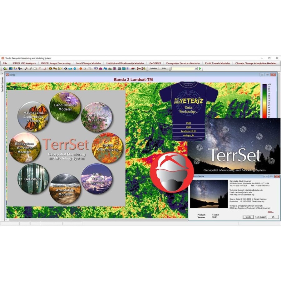 Jual Clark Labs TerrSet 2020 Version 19 update terbaru | Shopee Indonesia