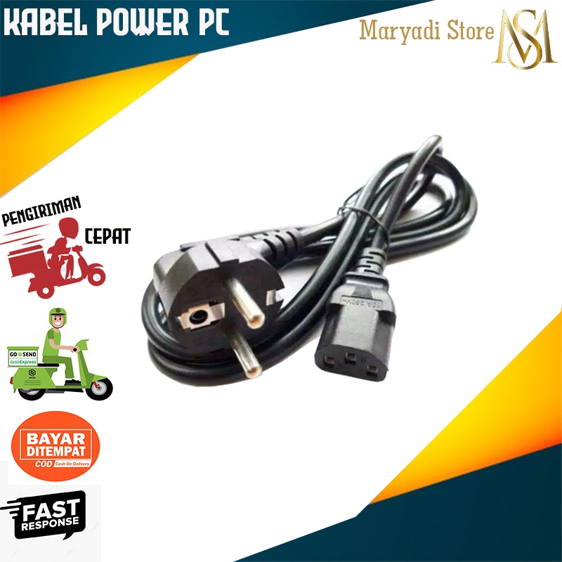 Jual Kabel Power Pc / Kabel Power 3 Lubang / Kabel Power Monitor ...
