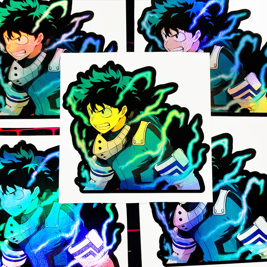 Jual STICKER STIKER HOLOGRAM ANIME - DEKU BOKU NO HERO AKADEMIA ...
