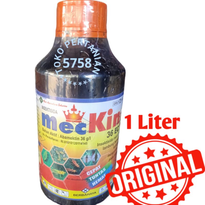 Jual INSEKTISIDA MECKING 36 EC 1 Liter - ABAMEKTIN 36 g/l - OBAT THRIPS ...