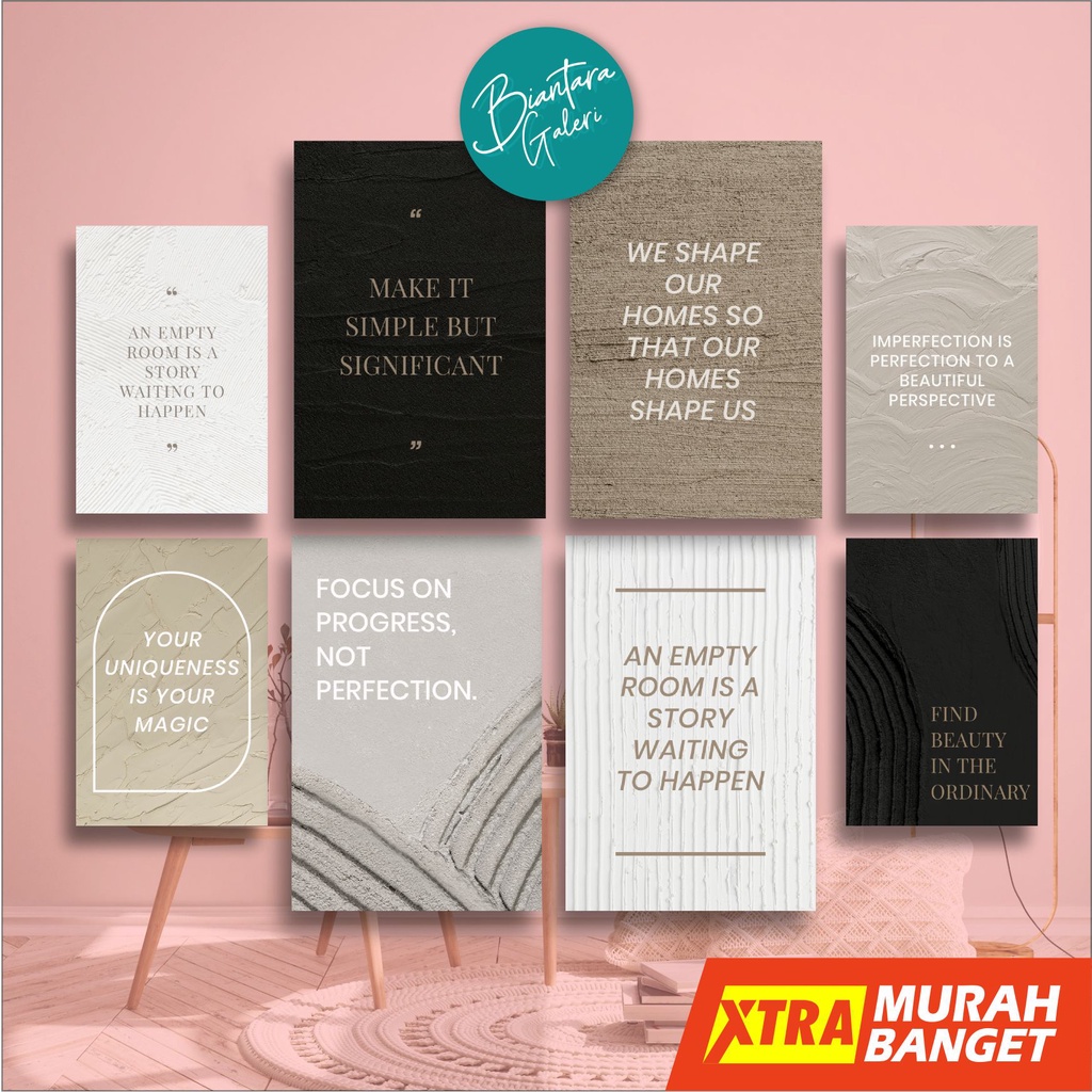 Jual 15X20CM Hiasan Dinding Kamar Quotes Motivasi Walldecor Pajangan ...