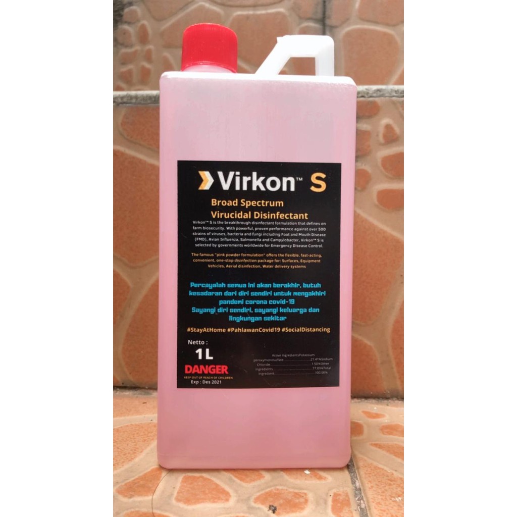 Jual VIRKON S DESINFEKTAN/DISINFEKTAN PEMBASMI VIRUS CORONA COVID19 ...