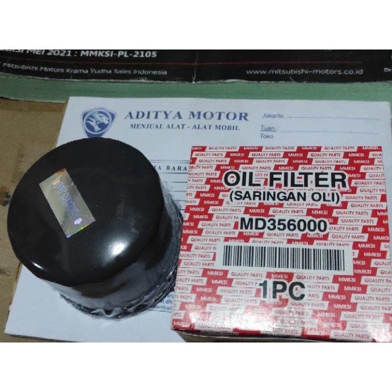 Jual filter oli engine grandis chariot original resmi MITSUBISHI KTB ...