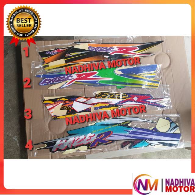 Jual Striping sticker kawasaki kaze r | Shopee Indonesia