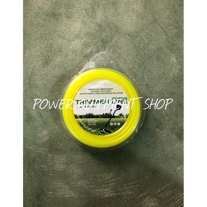 Jual Tali senar mesin potong rumput 50m KUNING | Shopee Indonesia