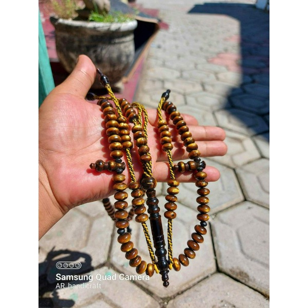 Jual Tasbih tijani Yuser Black Gold asli original | Shopee Indonesia