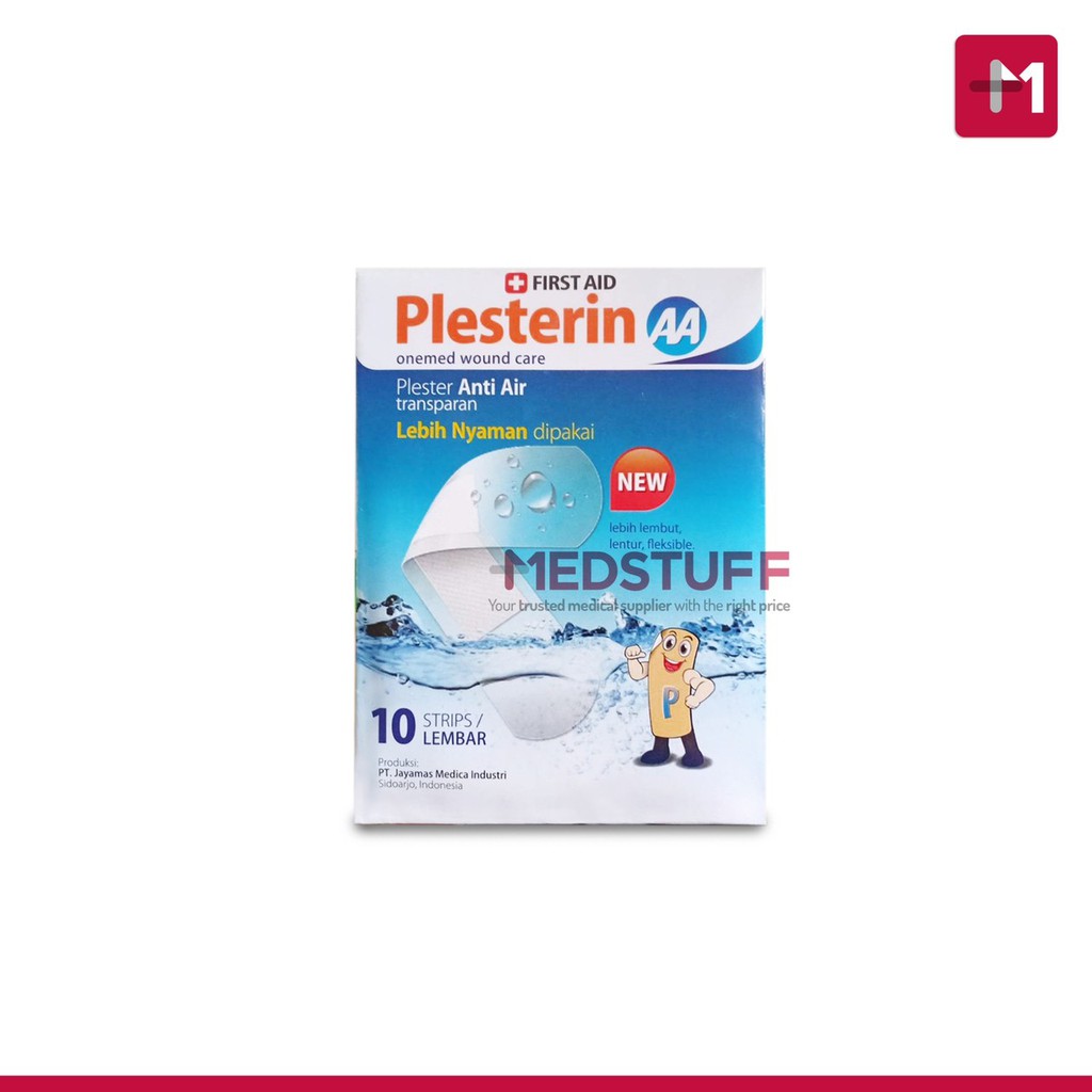 Jual Plesterin AA isi 10lembar Plester Luka Anti Air | Shopee Indonesia