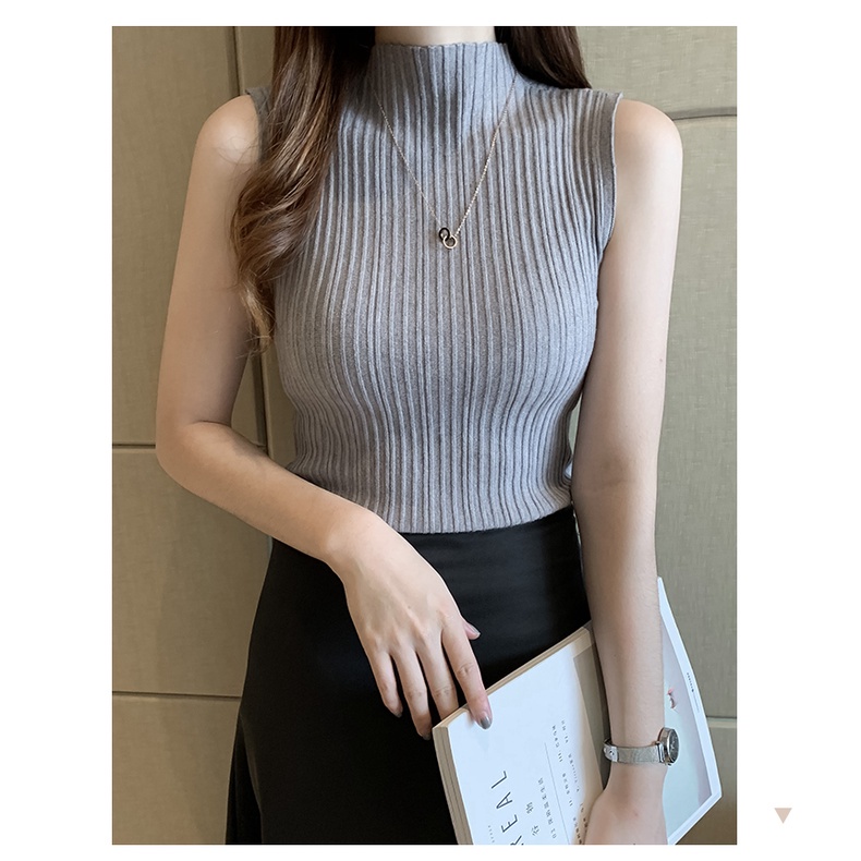 Jual Vanessa Turtleneck Premium Turtle Neck Lengan Pendek Atasan Baju ...