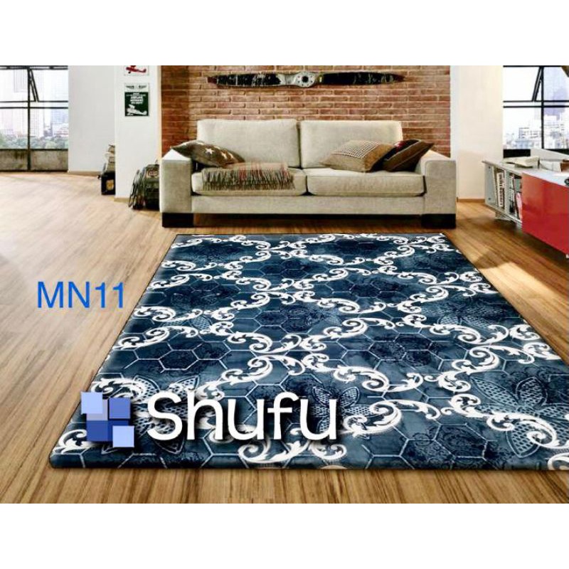 Jual Karpet Malaysia Shufu Motif Minimalis Ukuran 95x140Cm | Shopee ...