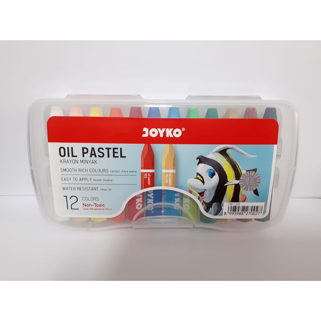 Jual Crayon Joyko 12 Oil Pastel Colours - Krayon Joyko | Shopee Indonesia