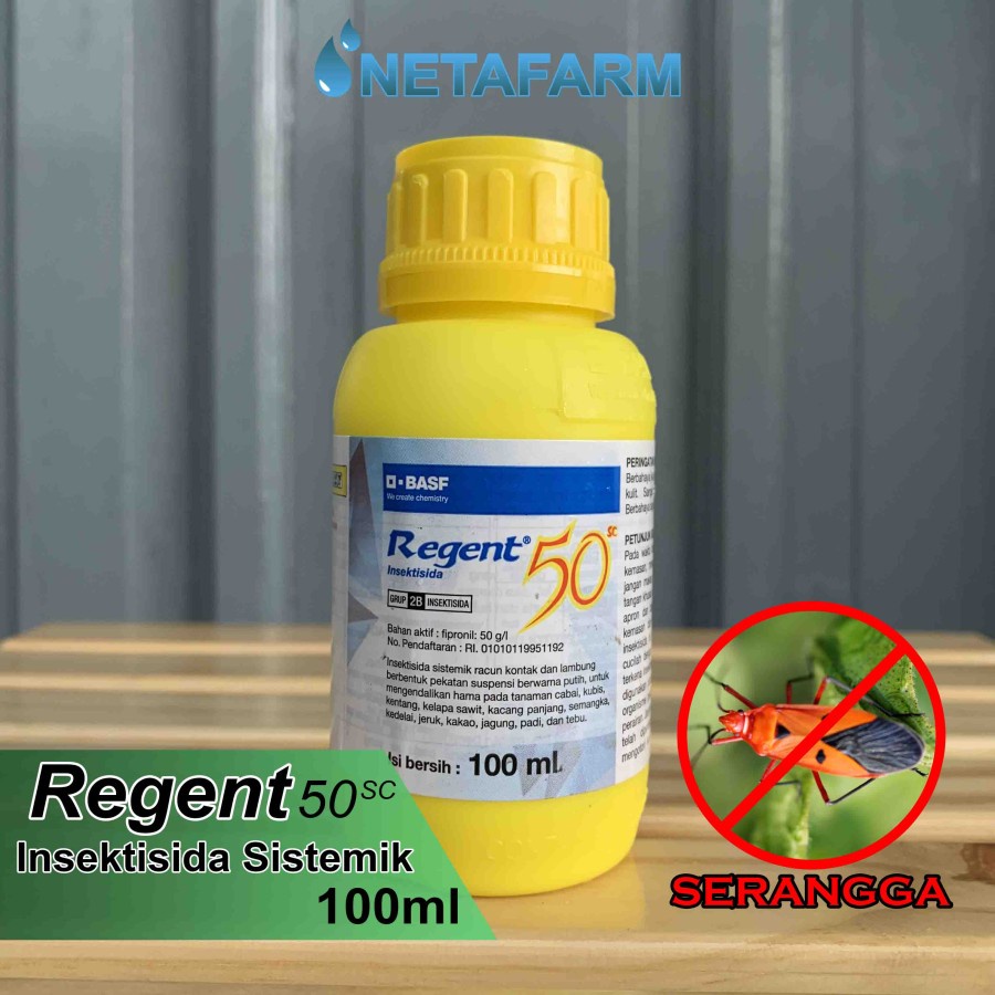 Jual Pestisida Insektisida Fipronil BASF REGENT 50sc - 100ml | Shopee ...