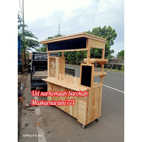 Jual GEROBAK JATI BELANDA / GEROBAK MINUMAN / BOOTH JATI BELANDA ...