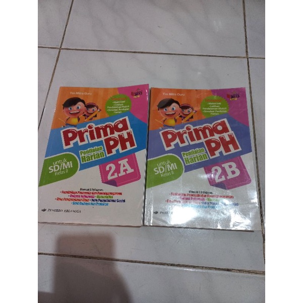 Jual buku bekas kelas 2 buku prima ph 2A B | Shopee Indonesia