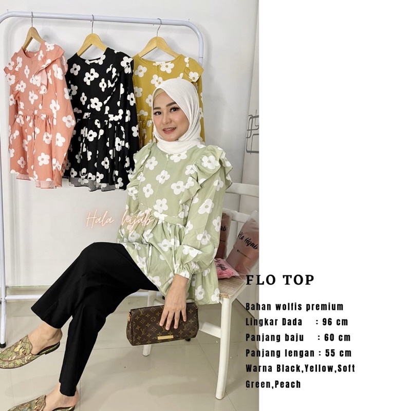 Jual Kemeja Flo Top | Shopee Indonesia