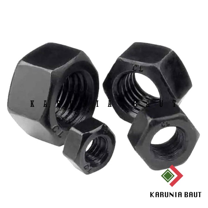 Jual MUR BAUT M8 BAJA HITAM | MUR HEX BAUT BAJA HITAM 8.8 BAUT KUNCI 12 MM | Shopee Indonesia