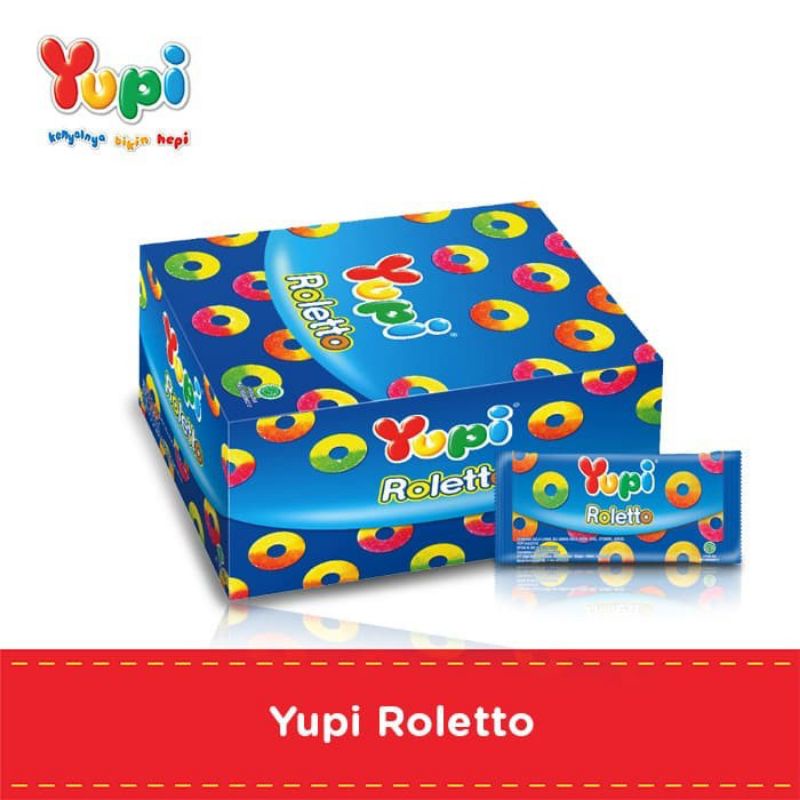 Jual permen yupi ROLETTO 1 BOX roleto yupi ring roleto mix | Shopee ...