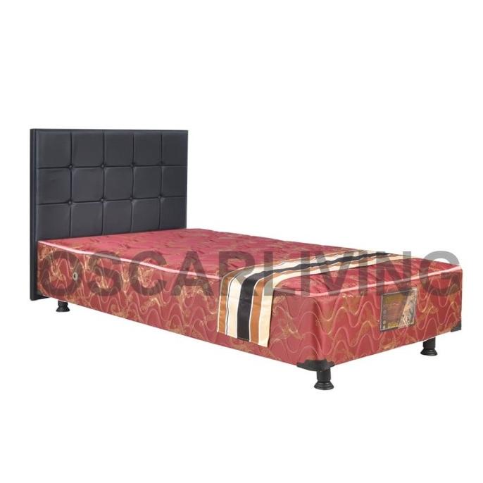 Jual Central Deluxe Multibed Merah Kasur Springbed Set Sydney/Fullset ...