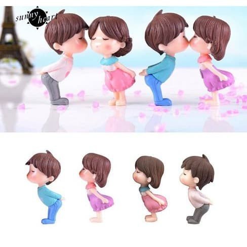 Jual Miniature Lover Figures - Lovers Couple Figurines #11 (2pcs ...