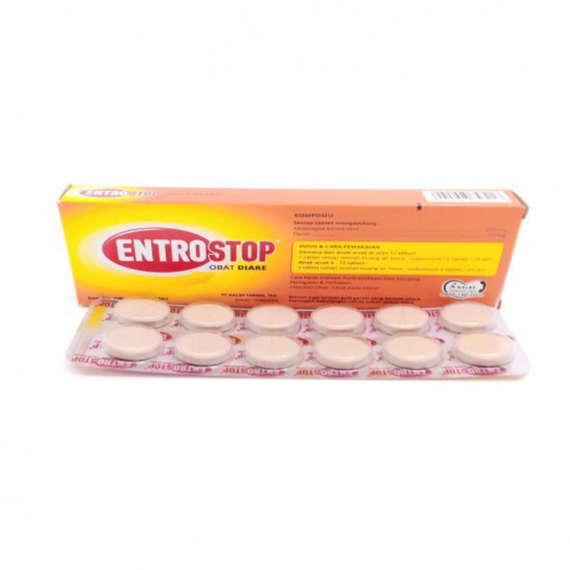 Jual Entrostop strip 10's tablet | Shopee Indonesia