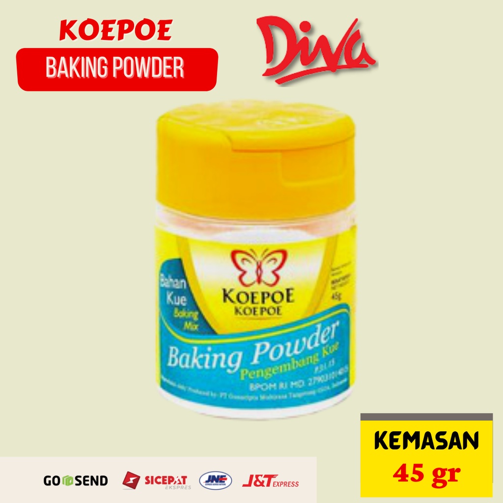 Jual Koepoe Baking Powder 45gr / Kupu Baking Powder | Shopee Indonesia