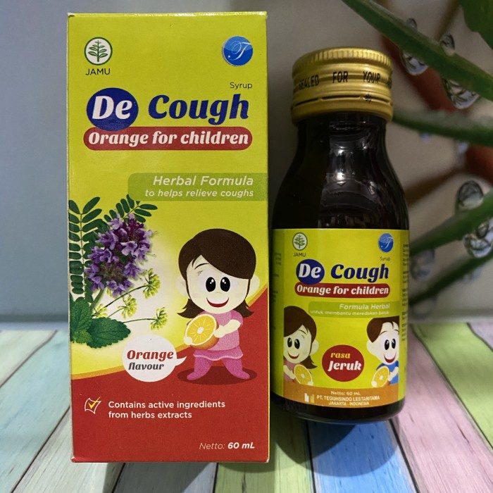 Jual DE COUGH ORANGE FOR CHILDREN SYR 60 ML | Shopee Indonesia