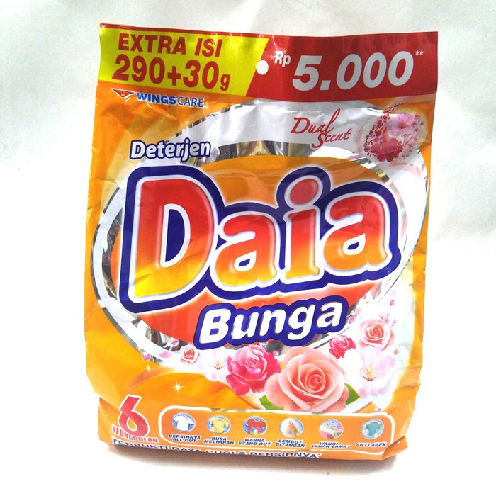 Jual DETERGEN DAIA BUNGA 290 GR | Shopee Indonesia