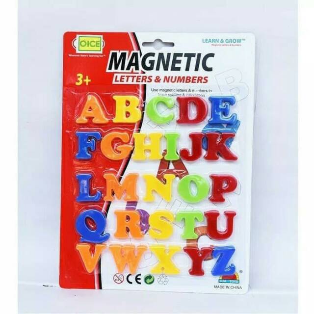 Jual MAINAN ANAK MAGNET ANGKA HURUF MAINAN EDUKASI HURUF ANGKA MAGNETIC ...
