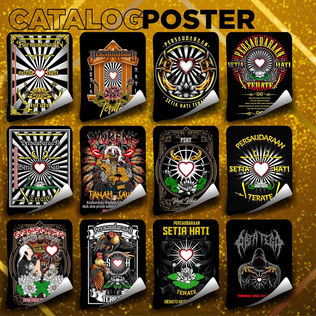 Jual Poster PSHT | Poster PSHT Aesthetic | Poster Dinding Aesthetic ...