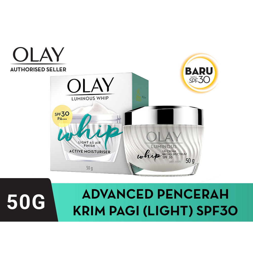 Jual Olay Luminous Whip Active Moisturizer UV Cream Niacinamide Skincare Brightening 50g ...