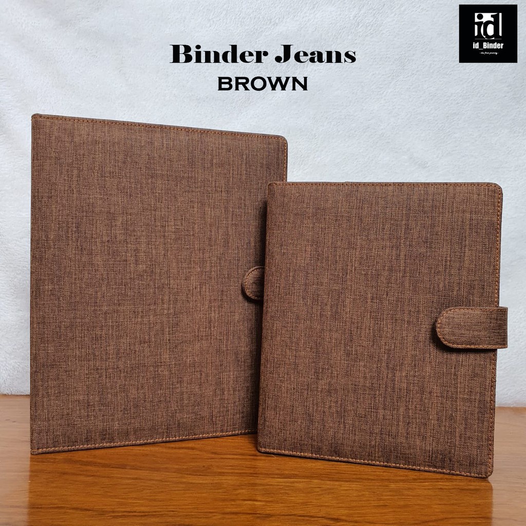 Jual BINDER BAHAN JEANS/DENIM 9 WARNA PILIHAN A5 DAN B5 | Shopee Indonesia