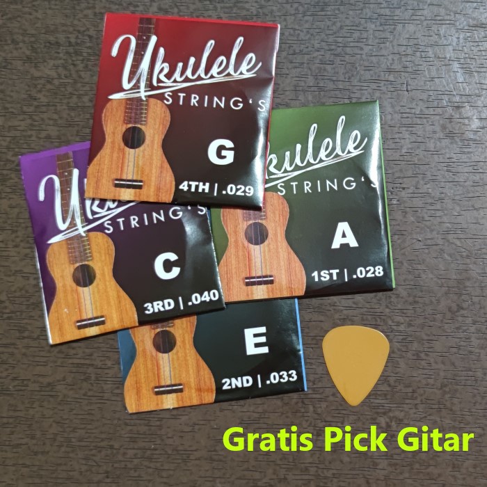 Jual SENAR UKULELE SET KENTRUNG KENCRUNG KUNCI A E C G | Shopee Indonesia
