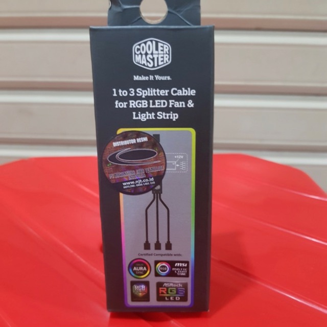 Jual Cooler Master RGB Led Strip & Light Strip 1 to 3 Splitter Cable ...