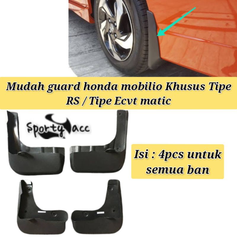 Jual Mud guard mobilio tipe RS dan tipe Ecvt matic | Shopee Indonesia