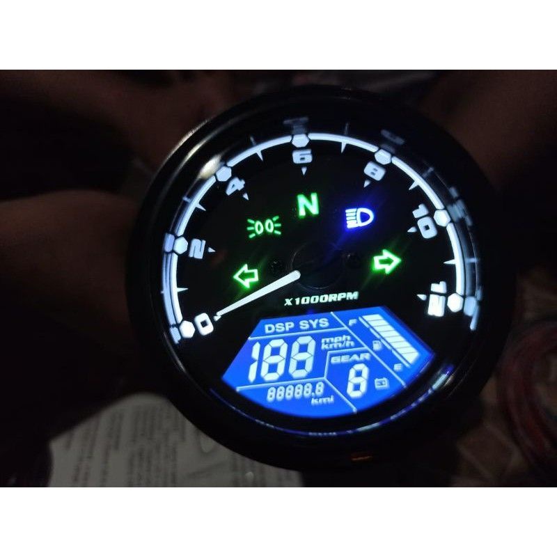 Jual speedometer spedo spido babon import digital custom pnp vespa px ...