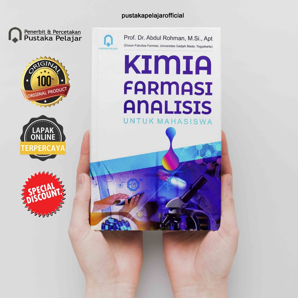 Jual Buku Ori Kimia Farmasi Analisis Untuk Mahasiswa - Abdul Rohman - Pustaka Pelajar | Shopee ...