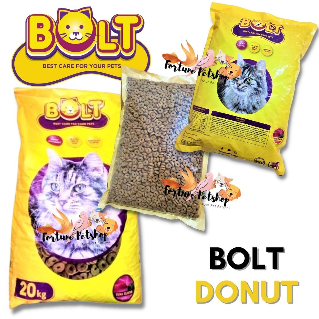 Jual KHUSUS INSTANT - Bolt Donut - lkan - Salmon - Kitten FRESHPACK ...