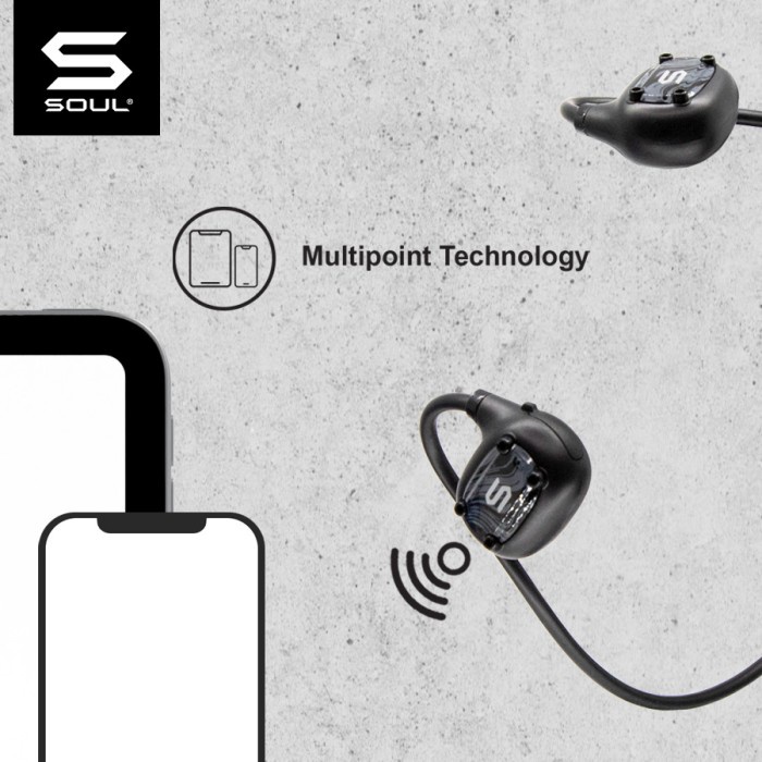 Jual SOUL Open Ear 2 Air Conduction Earphone IPX4 Lightweight Sport ...