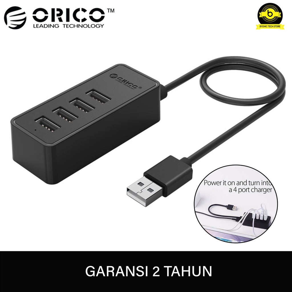Jual USB HUB 4 Port ORICO Desktop HUB USB 2.0 - 1 meter Cable Length ...