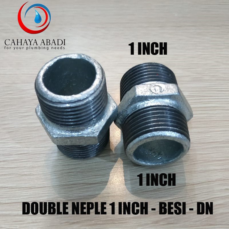 Jual DOUBLE NEPLE - DN - 1 INCH - BESI - GALVANIS - DOUBLE NEPEL | Shopee Indonesia