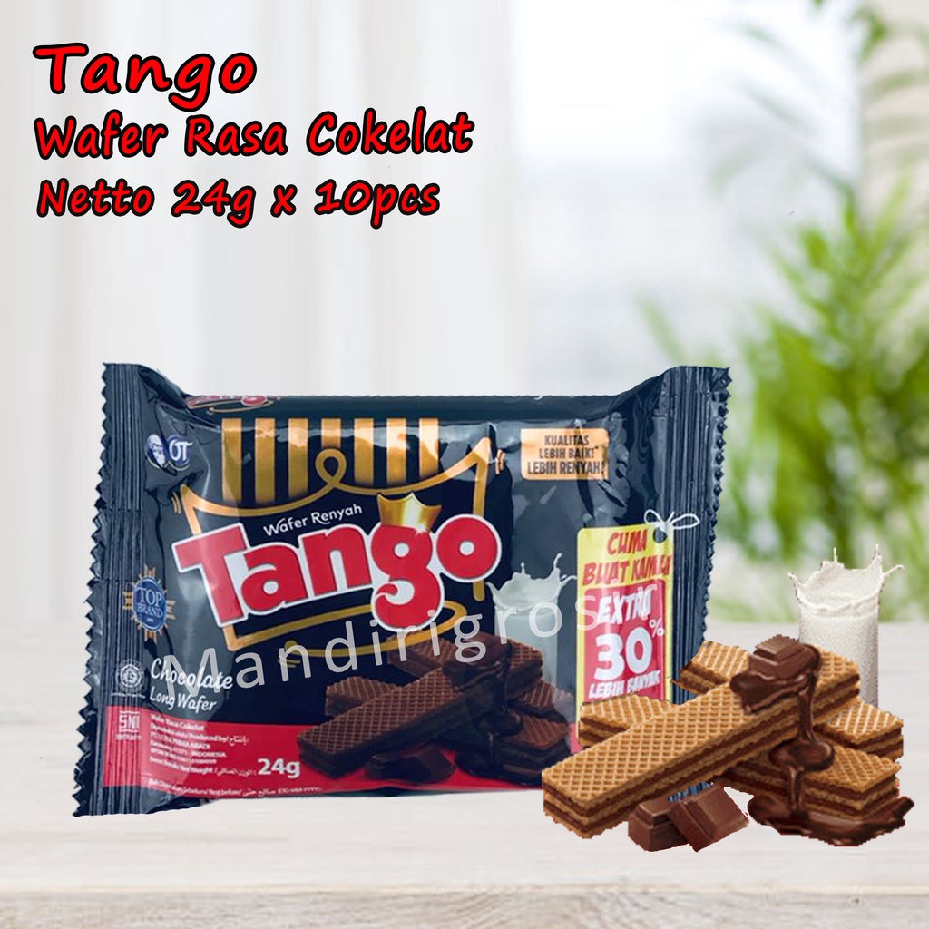 Jual Tango Long Wafer * Rasa Chocolate * Isi 10x21g | Shopee Indonesia