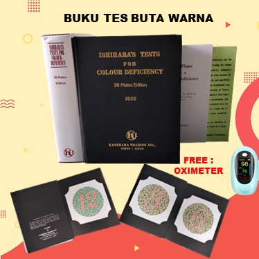 Jual ORIGINAL Buku Tes Buta Warna | Ishihara Test | Isihara Tes Buta ...