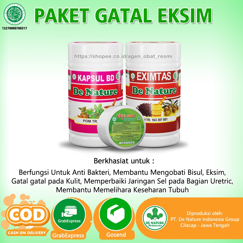 Jual Kapsul Eximtas Kapsul BD Exclear De Nature Denature Eksimtas Obat ...
